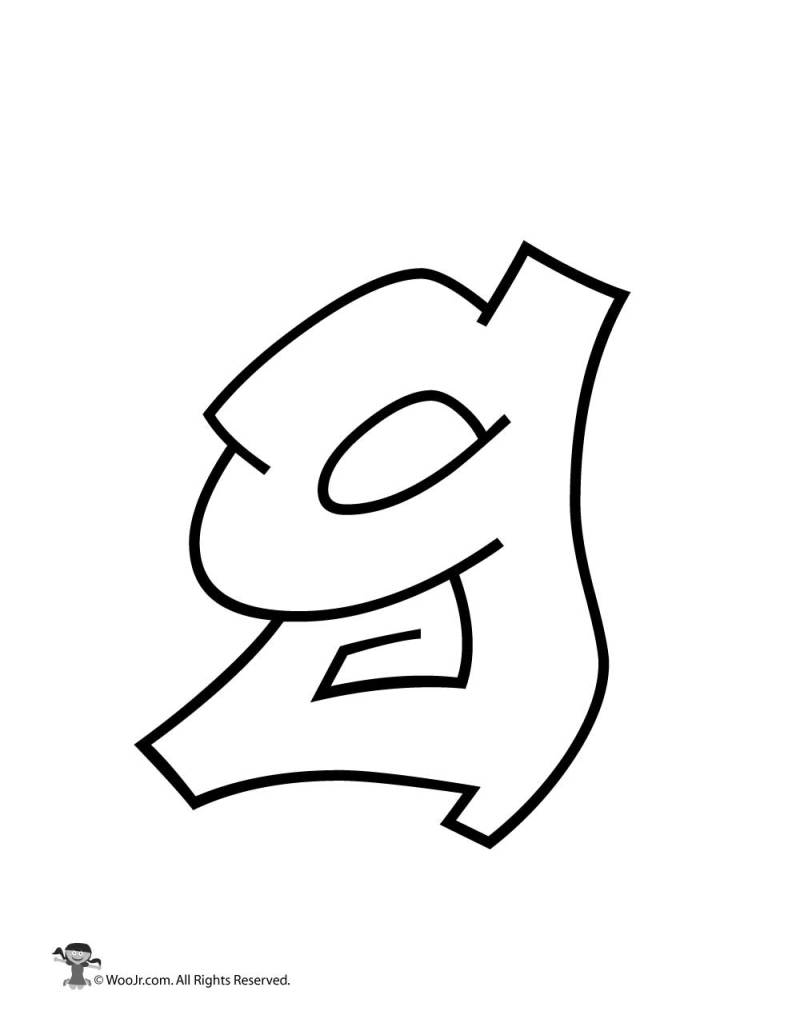 Letter G In Bubble Letters Caipm